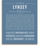 Lynsey | Name Art Print – Name Stories