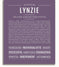 Lynzie | Name Art Print – Name Stories
