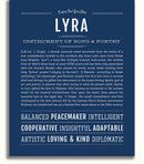 Lyra | Name Art Print – Name Stories
