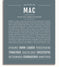 Mac | Name Art Print – Name Stories