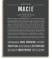 Macie | Name Art Print – Name Stories