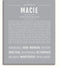 Macie | Name Art Print – Name Stories