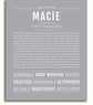Macie | Name Art Print – Name Stories