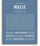 Macie | Name Art Print – Name Stories