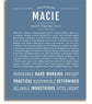 Macie | Name Art Print – Name Stories