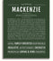 Mackenzie | Name Art Print – Name Stories