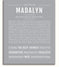 Madalyn | Name Art Print – Name Stories