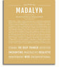 Madalyn | Name Art Print – Name Stories