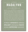 Madalynn Personalized Name Meaning Art Prints – Name Stories
