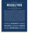 Madalynn | Name Art Print – Name Stories