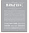Madalynne | Name Art Print – Name Stories