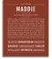 Maddie Personalized Name Meaning Art Prints – Name Stories