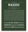 Maddox Personalized Name Meaning Art Prints – Name Stories