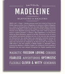 Madeleine | Name Art Print – Name Stories