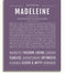 Madeleine Personalized Name Meaning Art Prints – Name Stories