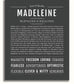 Madeleine Personalized Name Meaning Art Prints – Name Stories