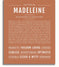 Madeleine Personalized Name Meaning Art Prints – Name Stories