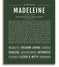 Madeleine Personalized Name Meaning Art Prints – Name Stories
