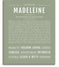 Madeleine Personalized Name Meaning Art Prints – Name Stories