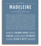 Madeleine Personalized Name Meaning Art Prints – Name Stories