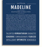 Madeline Personalized Name Meaning Art Prints – Name Stories