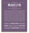 Madelyn Personalized Name Meaning Art Prints – Name Stories