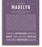Madelyn Personalized Name Meaning Art Prints – Name Stories