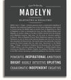 Madelyn | Name Art Print – Name Stories
