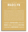 Madelyn | Name Art Print – Name Stories