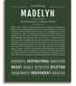 Madelyn | Name Art Print – Name Stories