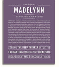 Madelynn | Name Art Print – Name Stories