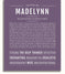 Madelynn | Name Art Print – Name Stories