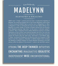 Madelynn | Name Art Print – Name Stories