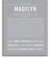 Madilyn | Name Art Print – Name Stories