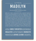 Madilyn | Name Art Print – Name Stories