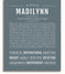 Madilynn Personalized Name Meaning Art Prints – Name Stories