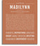 Madilynn Personalized Name Meaning Art Prints – Name Stories