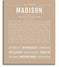 Madison | Name Art Print – Name Stories