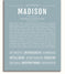 Madison | Name Art Print – Name Stories