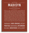 Madisyn | Name Art Print – Name Stories