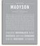 Madyson | Name Art Print – Name Stories