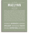 Maelynn Personalized Name Meaning Art Prints – Name Stories