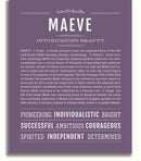 Maeve | Name Art Print – Name Stories