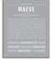 Maeve | Name Art Print – Name Stories