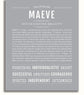 Maeve | Name Art Print – Name Stories