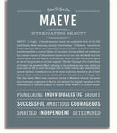 Maeve | Name Art Print – Name Stories