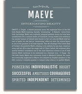 Maeve | Name Art Print – Name Stories