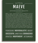 Maeve | Name Art Print – Name Stories