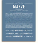 Maeve | Name Art Print – Name Stories