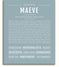 Maeve | Name Art Print – Name Stories